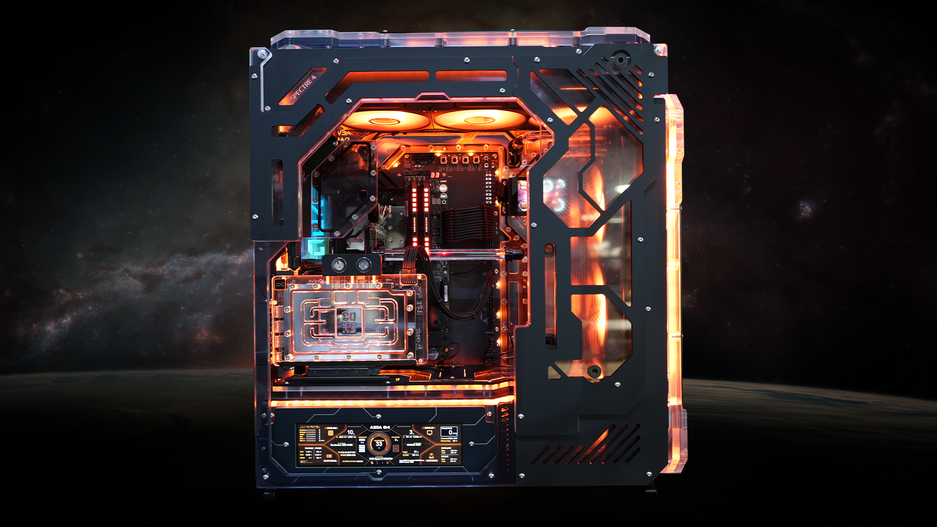 Build #112 Spectre 4 Aevum Dark - Singularity Computers Gallery